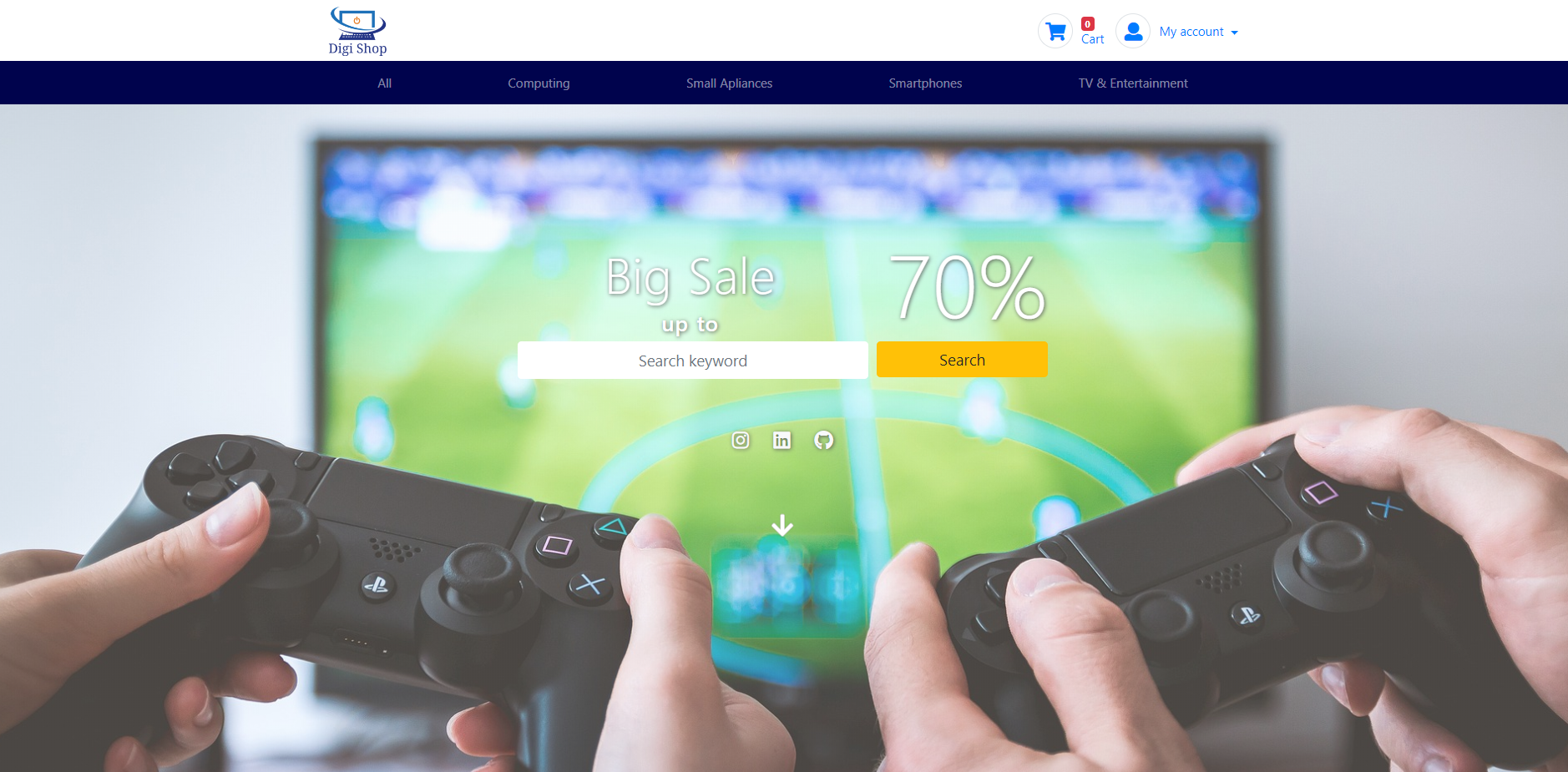 GitHub - LukaszPlawinski/DigiShop: Python /Django ecommerce app